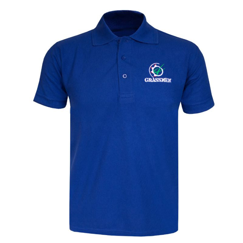 GRASSMEN Royal Blue Polo Shirt – McCorry Agri