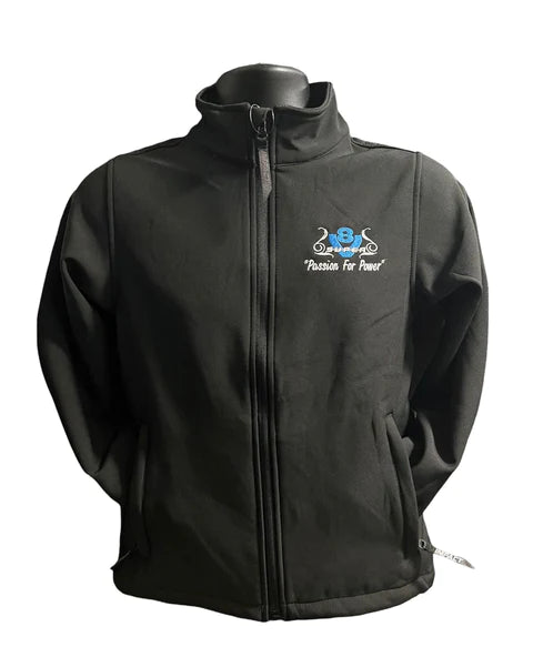 Kids Impact Black Softshell Jacket – V8 Lorry – McCorry Agri