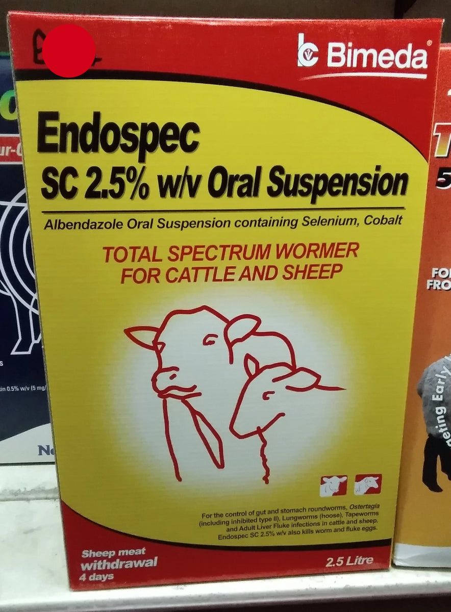Endospec Total Wormer for Cattle and Sheep - 2.5L – McCorry Agri